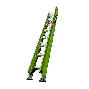 Little Giant Ladders, HyperLite, 16', Extension Ladder, Fiberglass, Type 1A, 300 lbs rated (18716), Green