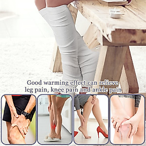 Geyoga 3 Pairs Knee Warmers for Women Men Arthritic Leg Warmer Compression Knee Sleeve Comfortable Knee Braces Knee Pad Cycling Ski Running Knee Supports