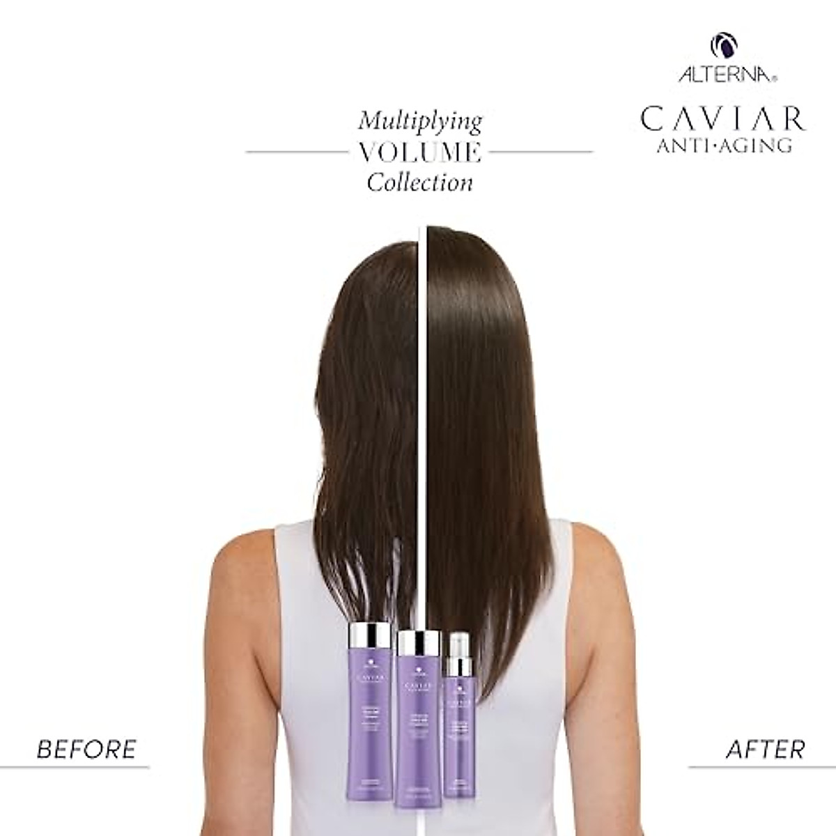 Alterna Caviar Anti-Aging Multiplying Volume Styling Mist, 5 Ounce | For Fine, Thin Hair | Light Hold | Sulfate Free , 5 Fl Oz (Pack of 1)