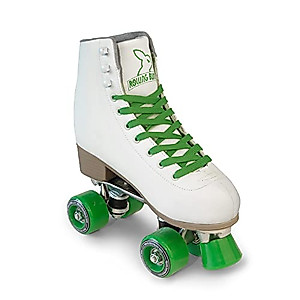 RollingBunny Roller Skates for Women Girls - Classic High-Top PU Leather Quad Roller Skates for Outdoor and Indoor, ABEC-7 Bearings, Ankle Support, Solid and Comfortable