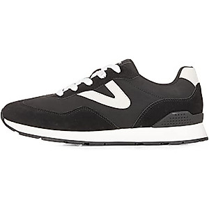 TRETORN Men's Jeremy Fashion Sneakers, Black/White, 9