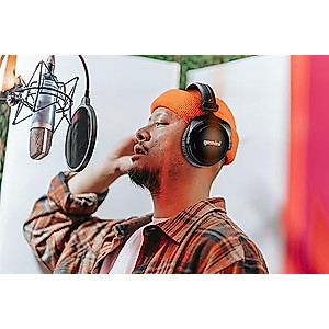 Gemini Sound DJ Equipment Mixing Headset System DJX-1000 Ultimate Over Ear Closed Back Studio Monitor Isolation Recording Headphones for Professional DJ Headphone