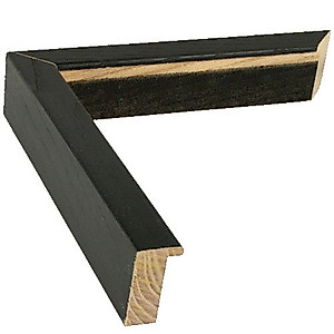 Frame USA Frame-A-Tee, Pack of 3 Real Wood T-Shirt Frames for Large and XL Shirts (14x18, Black), Includes Styrene, Made in America