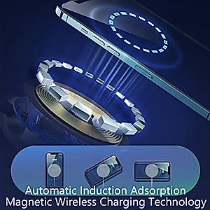 Apple MagSafe Charger iPhone 13 Magnetic Charger [Apple MFi Certified] Wireless Fast Charging Cable Cord Portable Charging Cord Compatible with iPhone SE/13/12/11/X Mini,AirPods Pro-Strong Attraction