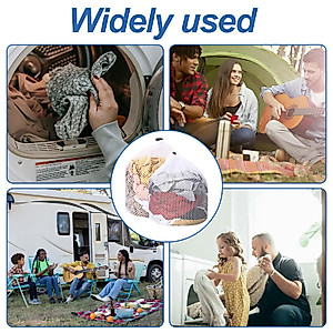 2 Pcs Laundry Bag Mesh Wash Bags Mesh Laundry Bag for Socks Machine Washable Drawstring Design Travel Laundry Garment Bag Mesh Washable for Blouse, Hosiery, Stocking, Underwear 12×16 inch, 16×20 inch