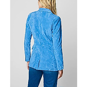 [BLANKNYC] Womens Luxury Clothing Oversized Blazzer with Pockets, Comfortable & Stylish Coat, Riviera, Medium