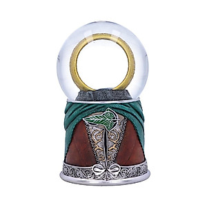 Nemesis Now Lord of The Rings Snow Globe, Iconic Middle Earth Design, Official Merchandise Hand-Painted Resin - Frodo
