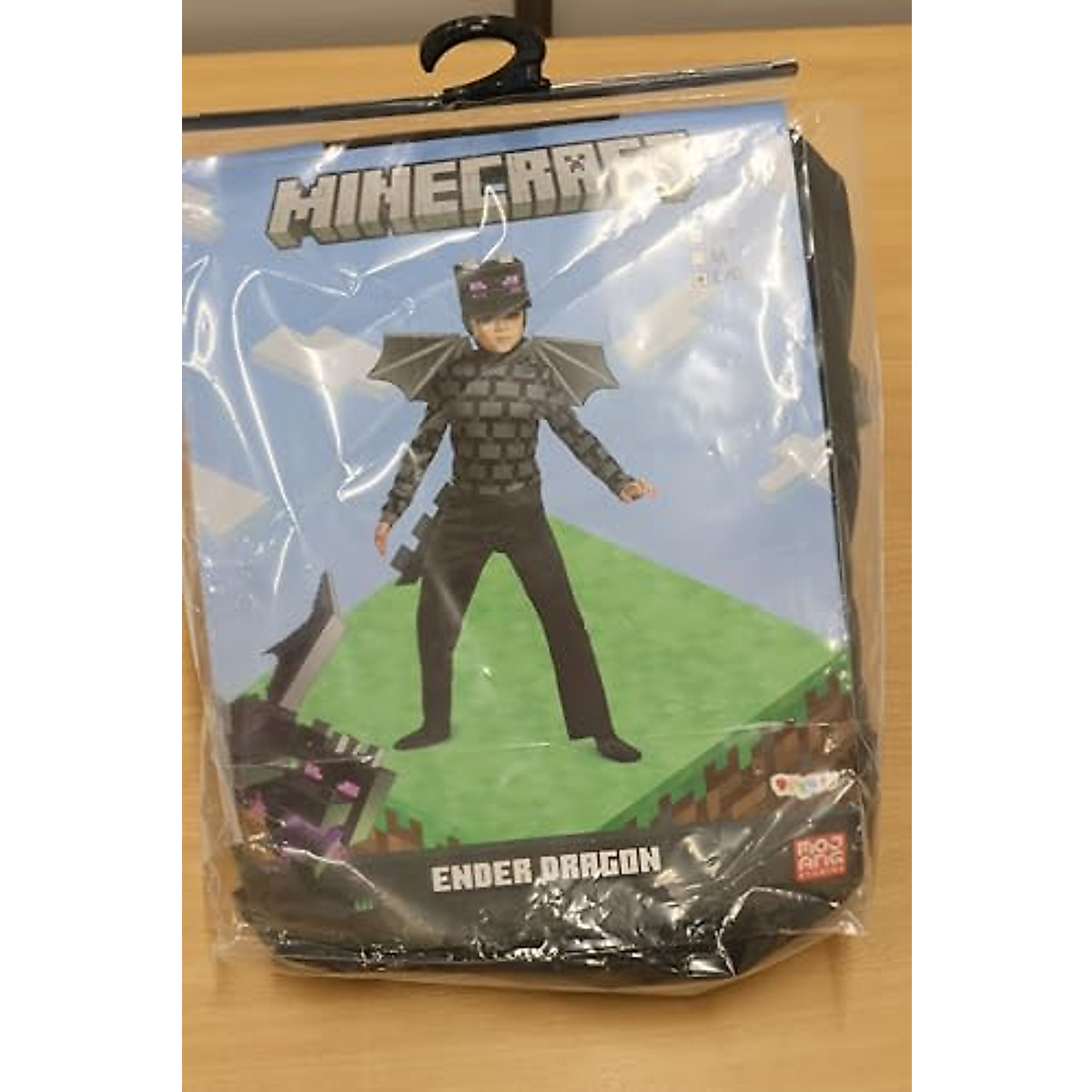 Disguise Minecraft Ender Dragon Costume for Kids, Video Game Inspired Character Outfit, Classic Child Size Medium (7-8) Black (105099K)