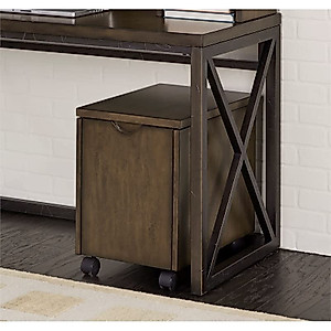 Xcel Cinnamon Finish Mobile File by Home Styles