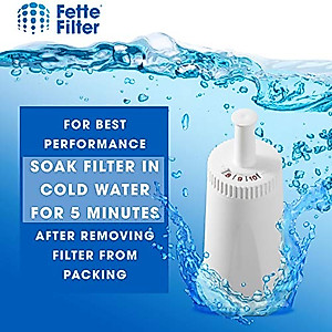 Fette Filter - Replacement Water Filter Compatible with Breville Claro Swiss For Oracle, Barista & Bambino - Compare to Part #BES008WHT0NUC1 (Pack of 3)