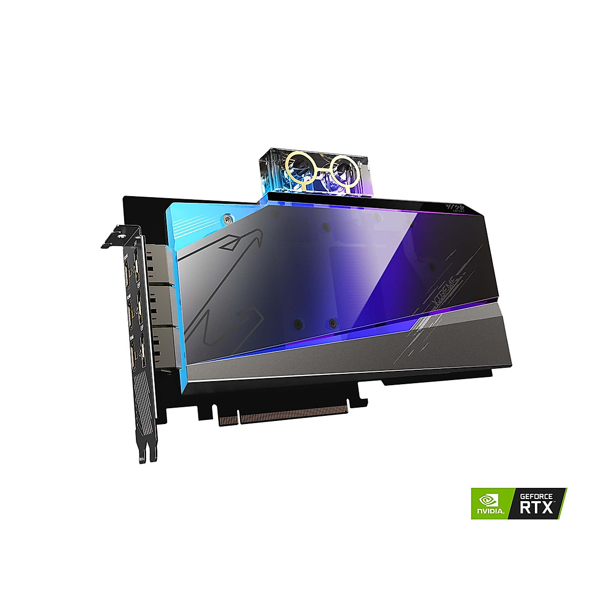 GIGABYTE AORUS GeForce RTX 3080 Xtreme WATERFORCE WB 12G Graphics Card & Water Block Cooling System, 12GB 384-bit GDDR6X, GV-N3080AORUSX WB-12GD Video Card