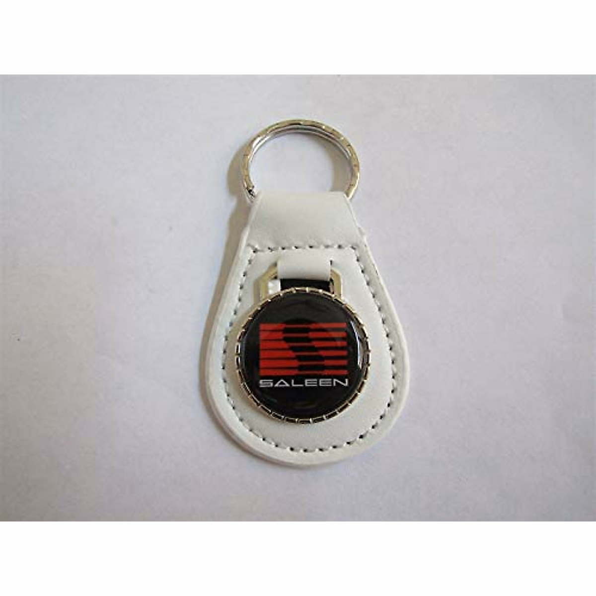 SALEEN S281 S302 H302 PARNELLI CHALLENGER RED LOGO KEYCHAIN - WHITE