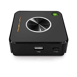 QuattroPod | 5G WiFi Wireless Presentation Facility HDMI Transmitter & Receiver for Streaming 4K from Laptop, PC, Smartphone to HDTV/Projector (2T1R) [2022 OTA Update]