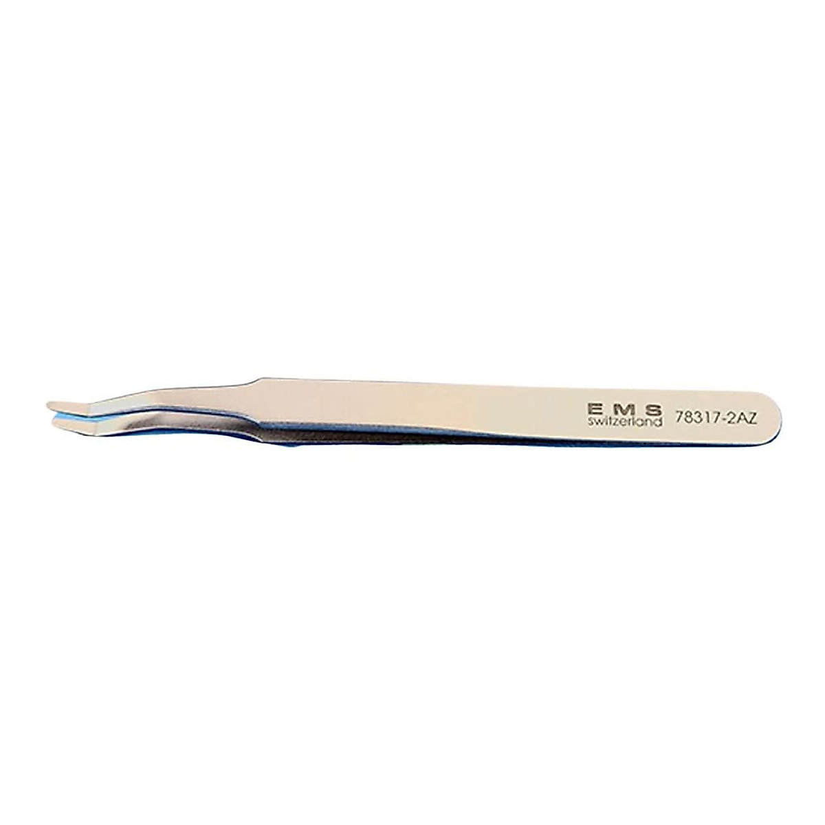EMS 78317-2AZ High Precisions and Ultra Fine Tweezer, Style 2AZ, SA Steel, 120 mm Length