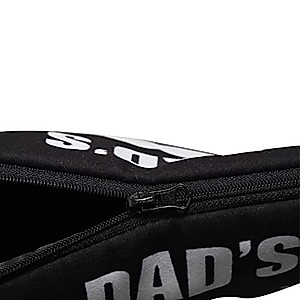 MEIKIUP With Great Beard Comes Great Responsibility Men's Bag Dad Husband Boyfriend Wash Bag Shaving Essentials Travel Bag (With Great Beard Bag)