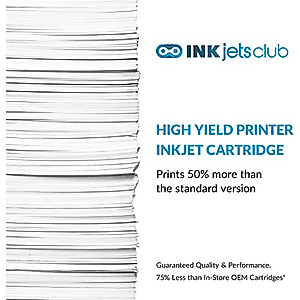 INKjetsclub High Yield Compatible Ink Cartridges for HP 564XL. Works with Officejet 4620 Deskjet 3520 Photosmart 7510 7515 7520 7525 C5324 Printers. 5 Pack (2X Black, Cyan, Magenta, Yellow)