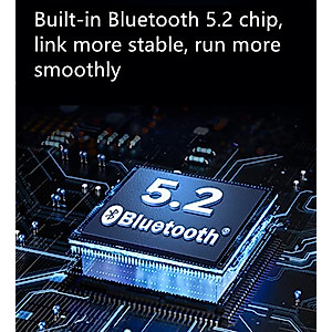 SMINKA Upgrade Wireless Earbuds, Charging Case Bluetooth 5.2 Headphones with Mic,Wireless Headphones Running with IP5 Waterproof Ear Hooks,Open Ear for Sport/Work