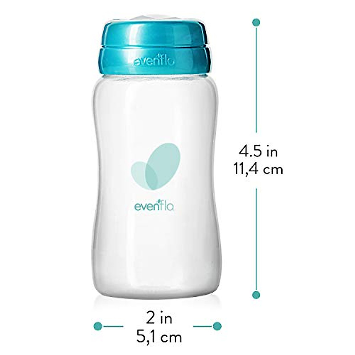 Evenflo Advanced Breast Milk Collection Bottles, 5oz 6 Pack