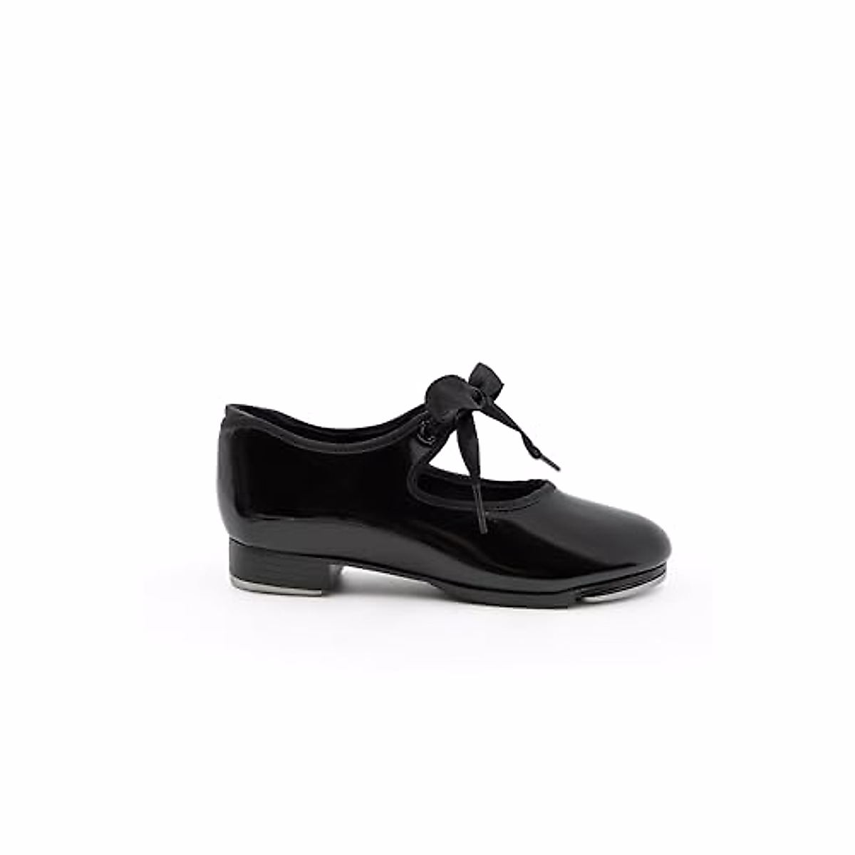 Capezio girls Jr. Tyette Tap Shoe, Black Patent, 1 M US Little Kid