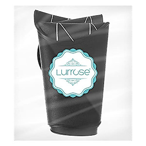 Lurrose Salon Hair Cutting Collar Cape, Hair Cutting Cape Angular and Straight Cutting Guidelines Hair Dye Cape for Hairdressing Black