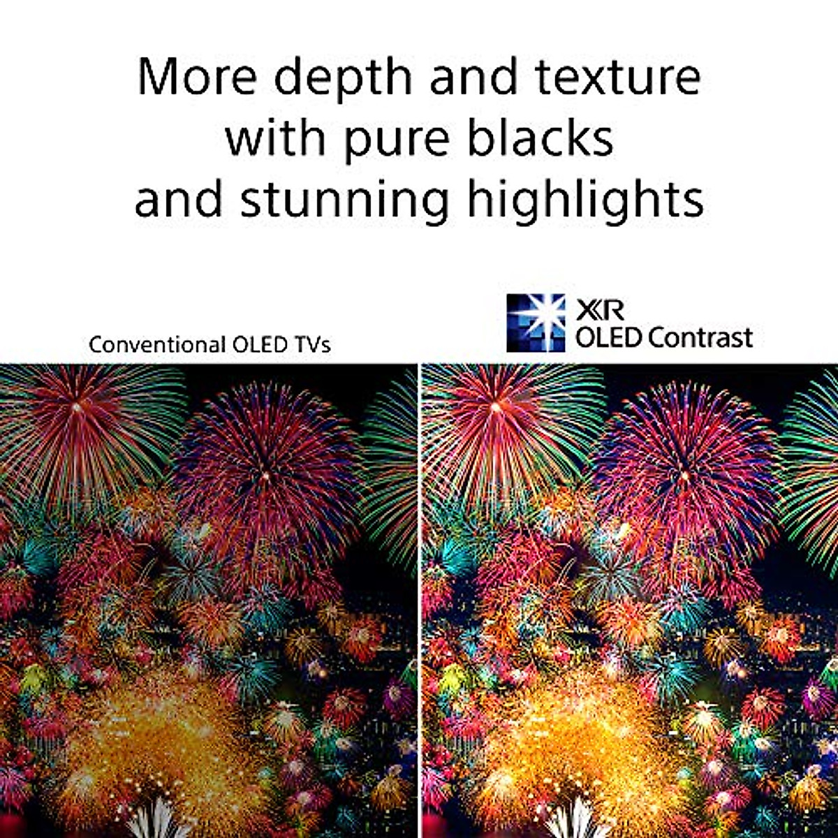 Sony A80J 65 Inch TV: BRAVIA XR OLED 4K Ultra HD Smart Google TV with Dolby Vision HDR and Alexa Compatibility XR65A80J- 2021 Model, Black