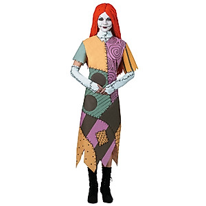 Disney womens Disguise the Nightmare Before Christmas Sally Classic adult sized costumes, Yellow/Red/Black/Green, XL 18-20 US