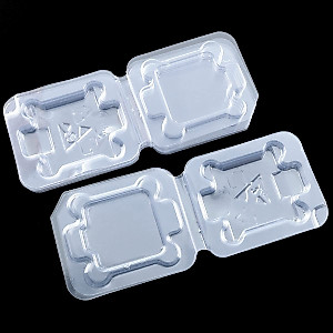 ToToT 14pcs Universal CPU Protection Box 5.5x6.5cm Computer CPU Case Tray Flip Top Container LGA1150 / 1151/1155/1156 i3 i5 i7 CPU Intel Protector Cover