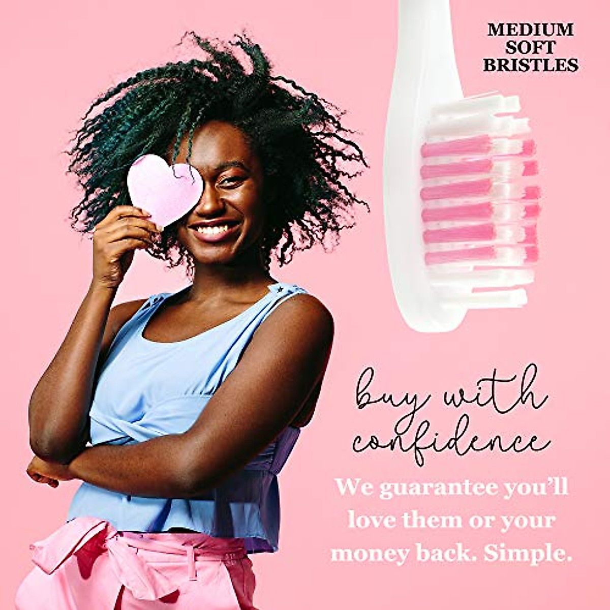 Lingito Bulk Travel Toothbrush, Folding, Built in Toothbrush Cover, Individually Wrapped , Camping, Hiking (25 Pack Medium)