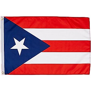 Quality Standard Flags puertorico23 Puerto Rico 2x3 Country Flag, 2 by 3'