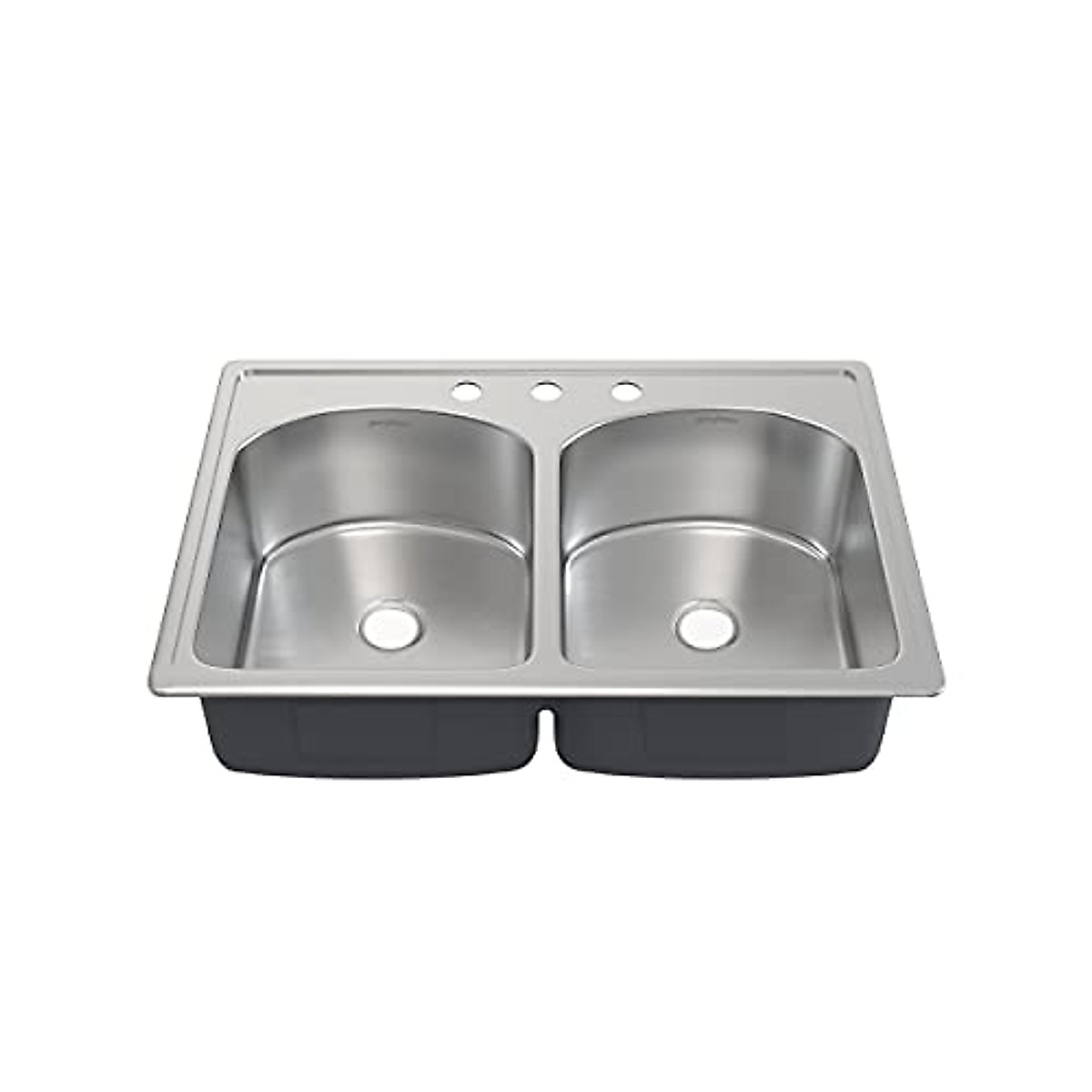 Swiss Madison SM-KT661 Ouvert 33 x 22 Stainless Steel, Dual Basin, Top-Mount Kitchen Sink