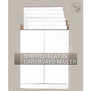 Baby Animal Nursery Prints |Set of 6| Neutral Woodland and Safari Artwork for Wall Decor (11in x 14in)