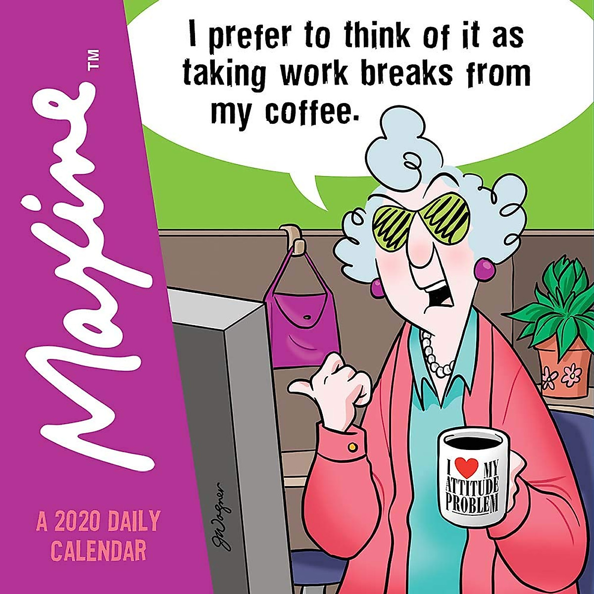 2020 Maxine Daily Desktop Calendar