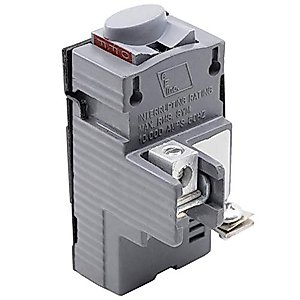Connecticut Electric UBIP120-New Pushmatic P120 Replacement. One Pole 20 Amp Circuit Breaker, Gray