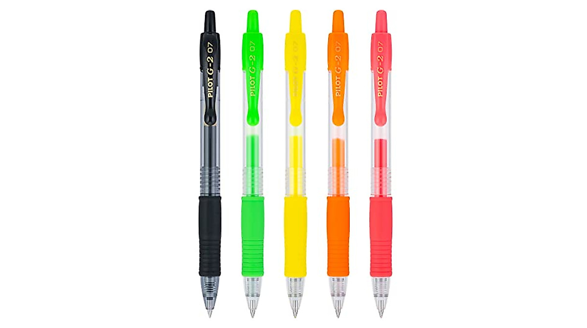Pilot G2 Neon Gel Pens - Vibrant & Smooth Writing