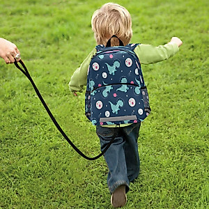 Cute Toddler Backpack Cute Dinosaur Astronaut Planet Mini Bag for Baby Girl Boy Age 3-7