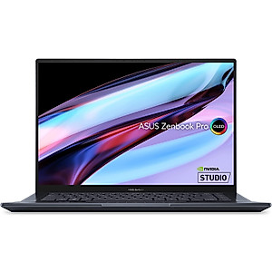 ASUS ZenBook Pro 16X OLED 16 inch 4K OLED 16:10 Touch Display, ASUS Dial, Intel Core i9-12900H, 32GB, 2TB, GeForce RTX 3060 GPU, Windows 11 Pro, Tech Black, UX7602ZM-XB96T