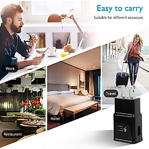 Adaptive Fast Wall Adapter Micro USB Charger for Oppo A15s Bundled with UrbanX Micro USB Cable Cord 4ft Super Fast Charging Kit - 2 Items - Black