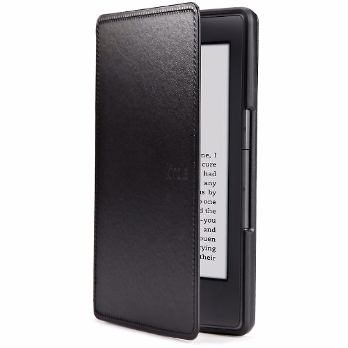 Amazon Kindle Leather Cover, Black (does not fit Kindle Paperwhite, Touch, or Keyboard)