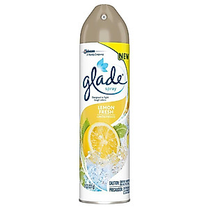 Glade Air Freshener Spray - Lemon Fresh - Net Wt. 8 OZ (227 g) Per Can - Pack of 3 Cans