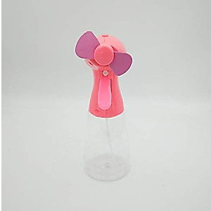 SEITG Handheld Mister Fan Bottles Mini Water Misting Spray Fans for Cooling Outdoor (3 Piece Set)