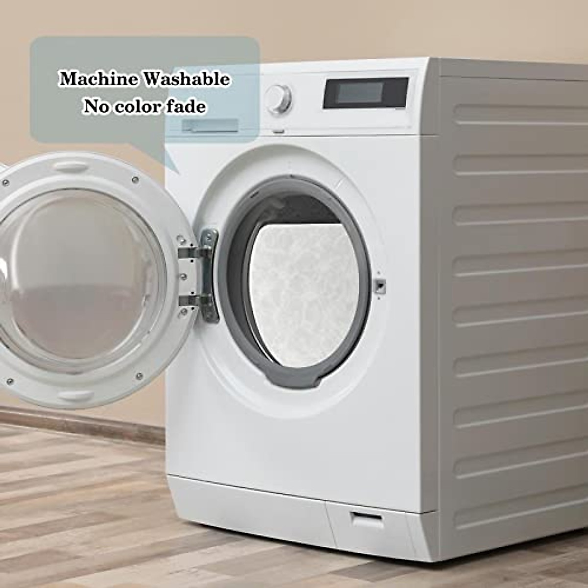 Modern Plaid Geometry Diamond Grey White Black Lattice Bathroom Rugs Non Slip Absorbent Bath Mat,Bath Rugs Soft Microfiber Memory Foam Bathroom Mat for Bathtub Shower 16x24Inch