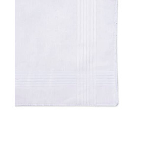 Dockers Mens Cotton Gift Set Fashion Classic Handkerchiefs, White, 13 Piece US