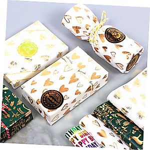 Mobestech 6 Pcs Paper for Packing Wrapping Paper Chocolate Wrappers Oversized Gift Paper Unique Gift Wrap Business Gifts Party Favors Wrappers Hot Stamping Gift Wraps Wedding Sydney Paper