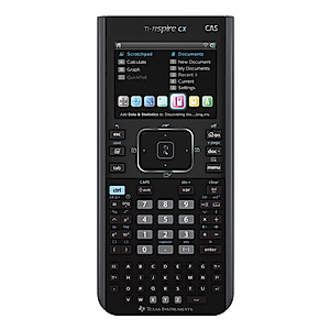 Texas Instruments TI Nspire CX CAS Graphing Calculator (Certified Renewed)