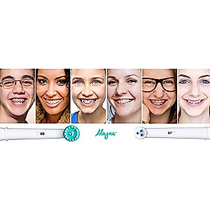 Compatible Oral-B Electric Toothbrush Ortho and Power Tip Bristle Replacement Head - 20-Pack | Braces Brush Heads with Dupont Bristles | Interproximal Clean with Orthodontic Brushes | Clean Retainers