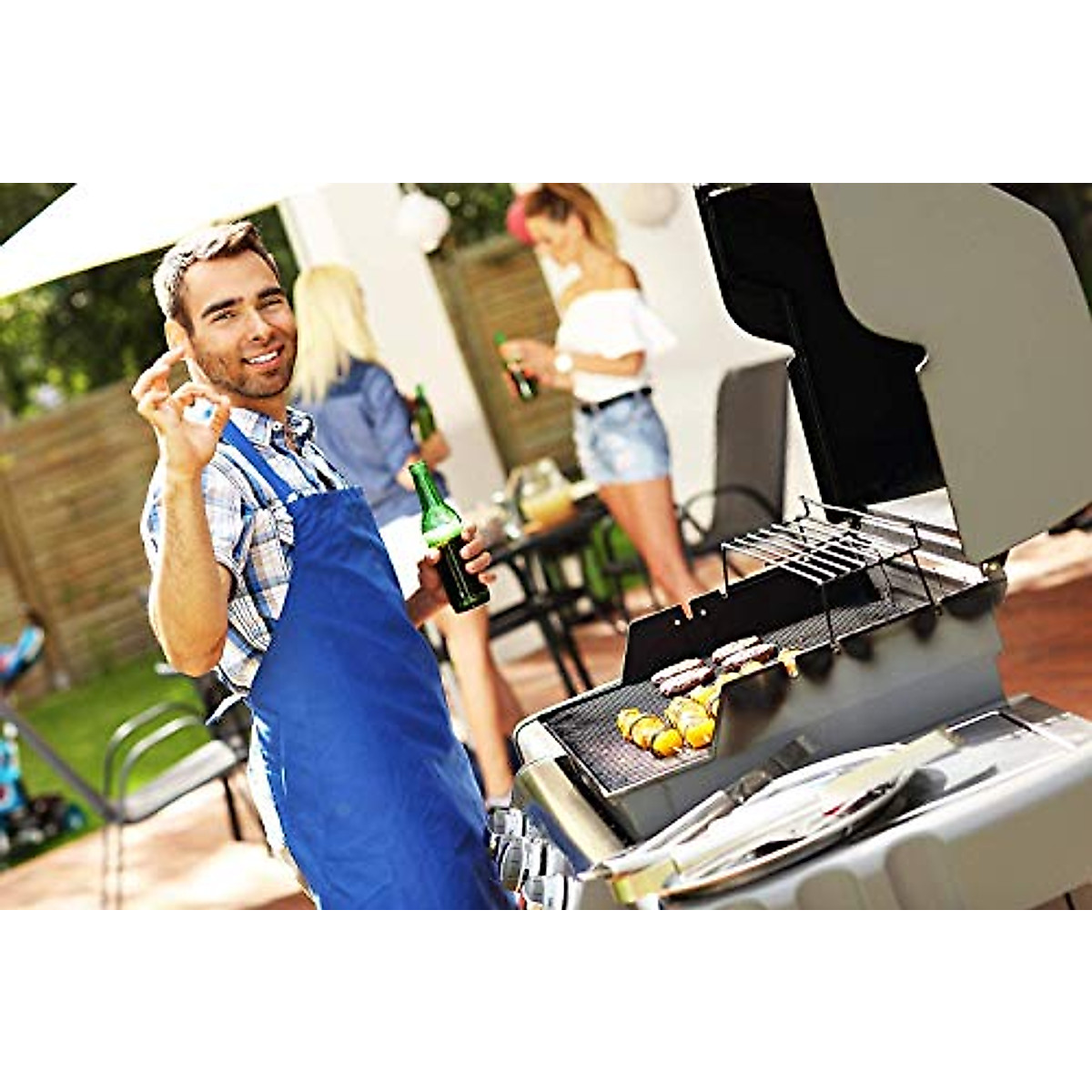 soldbbq 5PC Porcelain Enameled Flavorizer Bars Replacement Parts for Weber 66032/66795 for Most Gen II 300 Series,17 1/8 inch L x 3 inch W x 2 1/8 inch H