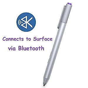 MPP Stylus Pen for Surface Pro Pen with Bluetooth 4.0. with Remote PPT Button,Compatible with Microsoft Surface Pro 9/8/7/6/5/4 Surface Laptop 2/3 Go Studio 2,1024 Pressure[180 Days Pwoer]