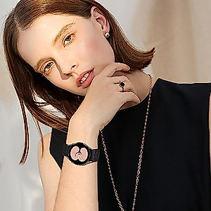 Bandkids 3 Pack Leopard Engraved Bands Compatible for Samsung Galaxy Watch 6/Galaxy Watch 5/Galaxy Watch 4 40mm 44mm/Watch 4 Classic 42mm 46mm Watch 6 47mm 43mm,20mm Adjustable Soft Silicone Bands