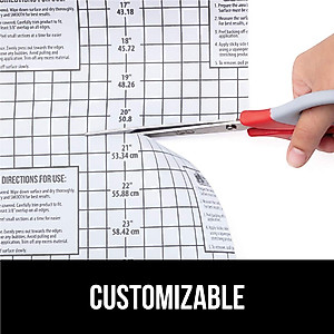 Gorilla Grip Peel and Stick Adhesive Removable Liner for Books, Drawers, Shelves and Crafts, Easy Install Kitchen Decor Paper, Contact Liners Cover Book, Drawer, 11.8 in x 20 FT Roll, Clear Matte