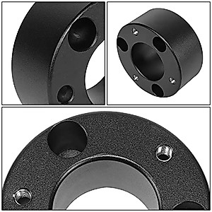J2 Engineering 3.5" Front Leveling Lift Kit Strut Mount Spacers Compatible with 06-19 Ram 1500 4WD, J2-LK-DG-F-004-BK